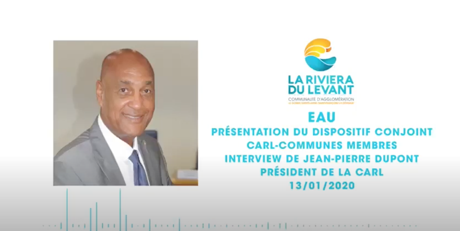 Eau : Interview de Jean-Pierre DUPONT, Président de la CARL - La ...